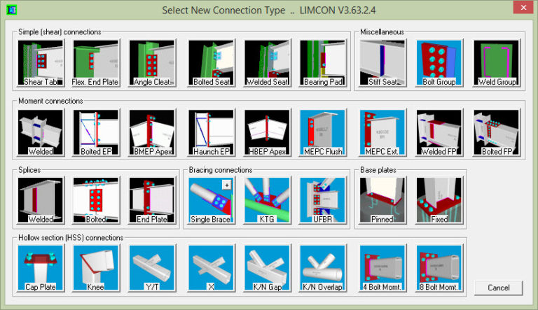 LIMCON v3.63 + Crack Phần Mềm Chuyên Dụng Tính Connection Cho Kết Cấu ...