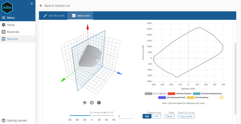 Oasys AdSec V10-Phần mềm tính cột - Xaydungpro.org