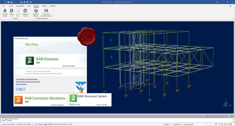 Bentley RAM 2023.0 (RAM Connection Standalone 23, RAM Elements 23, RAM ...